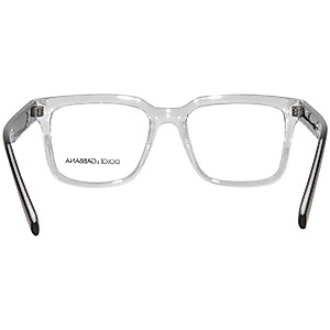 Dolce & Gabbana DG 5101 3133 Crystal Plastic Square Eyeglasses 50mm