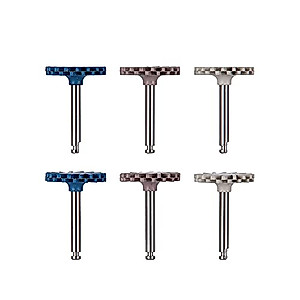 6Pcs Dental Rubber Polisher Composite Resin Polishing Wheel Spiral Flex Polishier Diamond System RA Disc Kit 14mm