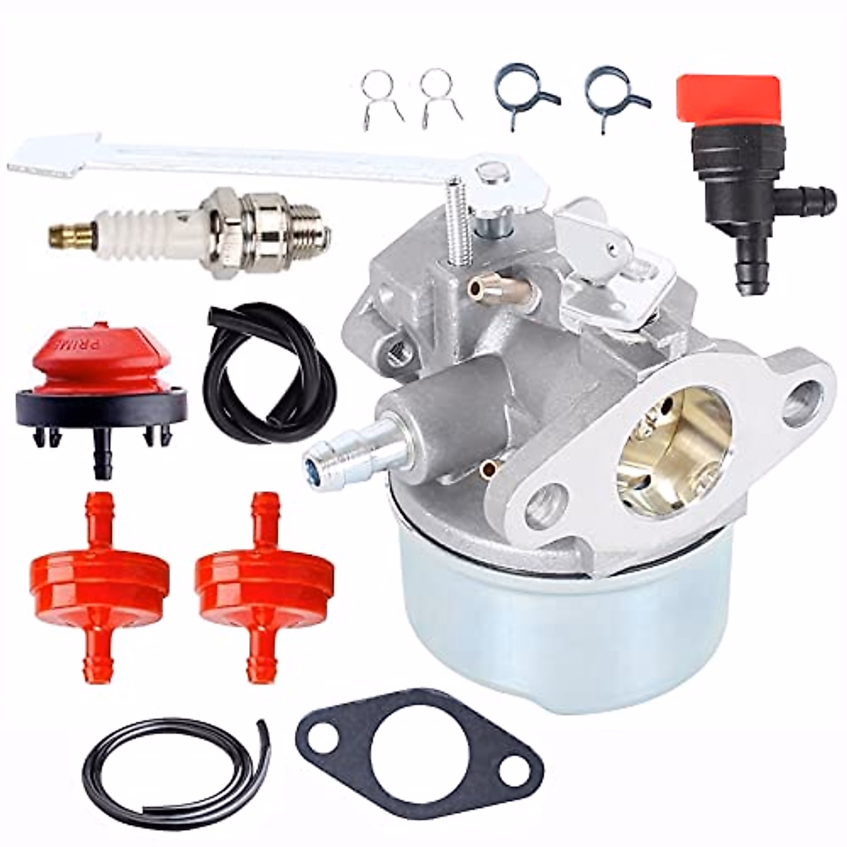 HSK845 Carburetor for Toro S200 Tecumseh 640309 HSK850 8204D 8204E 8327C 8327D 8222D 8222E 8221F 8222C Replaces 632537A 640093 Fits Craftsman 536.885211 Snapper LE19 Snow Blower