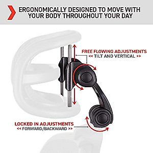 The Original Headrest for The Herman Miller Aeron Chair H3 Carbon | Colors and Mesh Match Classic Aeron Chair 2016 and Earlier Models | Headrest ONLY - Chair Not Included