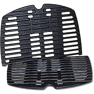 GGC Cooking Grates for Weber 7644 Q100, Q1000 Q1200, Q1400 Series Gas Grill (L 17" x W 12.7" x H 0.5")