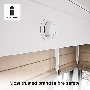 First Alert SMI100, Battery-Operated Smoke Alarm, 1-Pack
