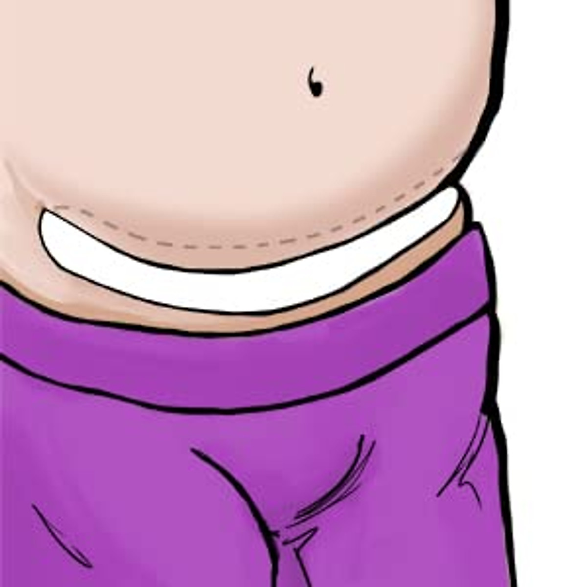 More of Me to Love Cotton and Viscose Blend Tummy Liner (3-Pack) (X-Large, White)