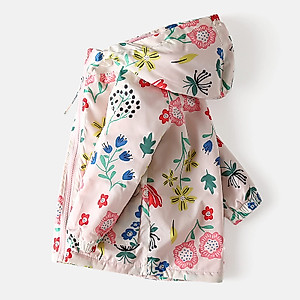 Happy Cherry Infant Fleece Lined Jacket Hooded Coat Zipper Fall Coat Long Sleeve Thick Warm Outerwear Style 2 2-3T