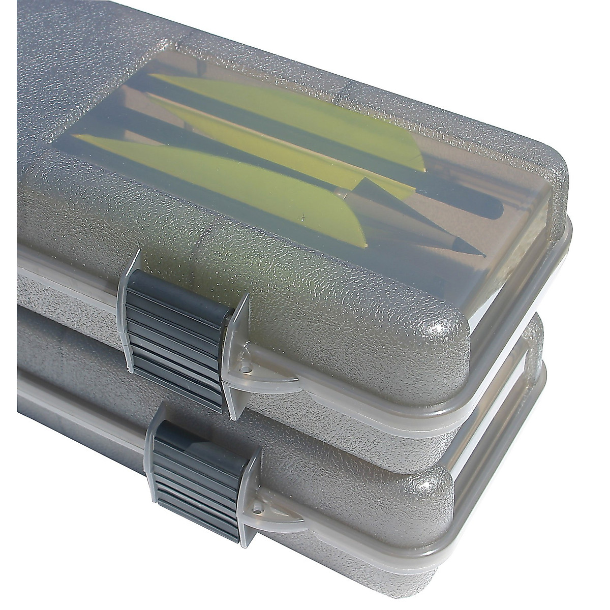 MTM Crossbow Bolt Case Holds-12 Clear Smoke BHCB-41