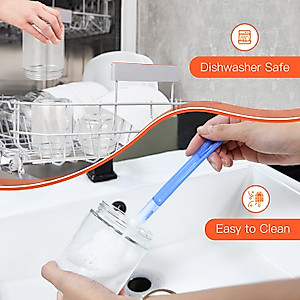 Mdvora 3 Pack 16oz Overnight Oats Jars with Lids, Glass Jars with Airtight Lids, Wide Mouth Overnight Oats Jars, Glass Food Storage Containers(3 Pack, 16oz)