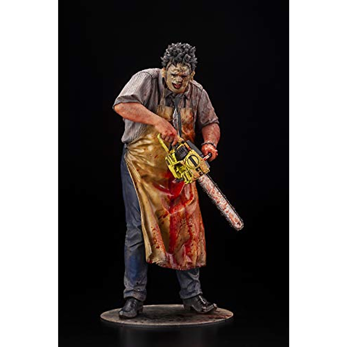 Kotobukiya The Texas Chainsaw Massacre: Leatherface (1974 Slaughterhouse Version) ArtFX Statue, Multicolor, 6 inches