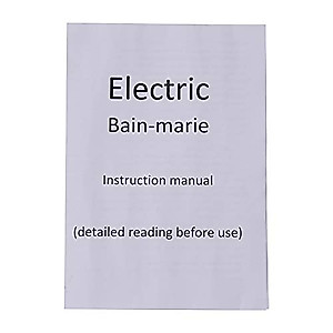 Buffet Server Food Warmer, 6 Pot Stainless Steel Electric Food Warmer Buffet Server Heater Tray Pan Bain-Marie Buffet Countertop Food Warmer Steam Table Steamer + 6Lid 850W 110V (US Stock)