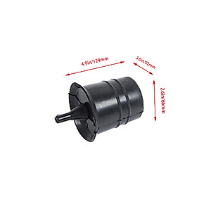 TOTMOX 2pcs Car Tire Carrier Bumper Kit Tire Replacement Rubber Pad Fit for Wrangler JK 2007-2017 Gladiator JT 2020