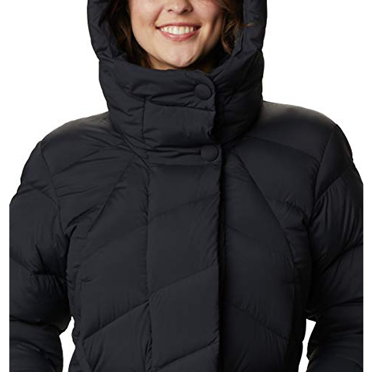 Columbia Women's Ember Springs Long Down Jacket, Black, X-Large