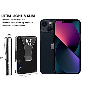 MIKENCO Firefighter Gifts for Men Fire Wallet Helmet Fireman Tools Fighter Dept Department Card Holder Metal Aluminum Firefighter Wallet