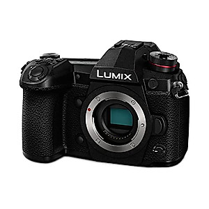 Panasonic Lumix G9 4K Mirrorless Digital Camera Body (Black), 20.3MP, Bundle with Vanguard Alta Pro 264AB 100 Aluminum Tripod with SBH-100 Ball Head, 32GB SD Card, LCD Protector, Cleaning Kit, Cloth