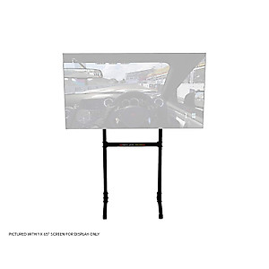 Next Level Racing Free Standing Single Monitor Stand (NLR-A011) and Keyboard and Mouse Tray (NLR-A012) Bundle