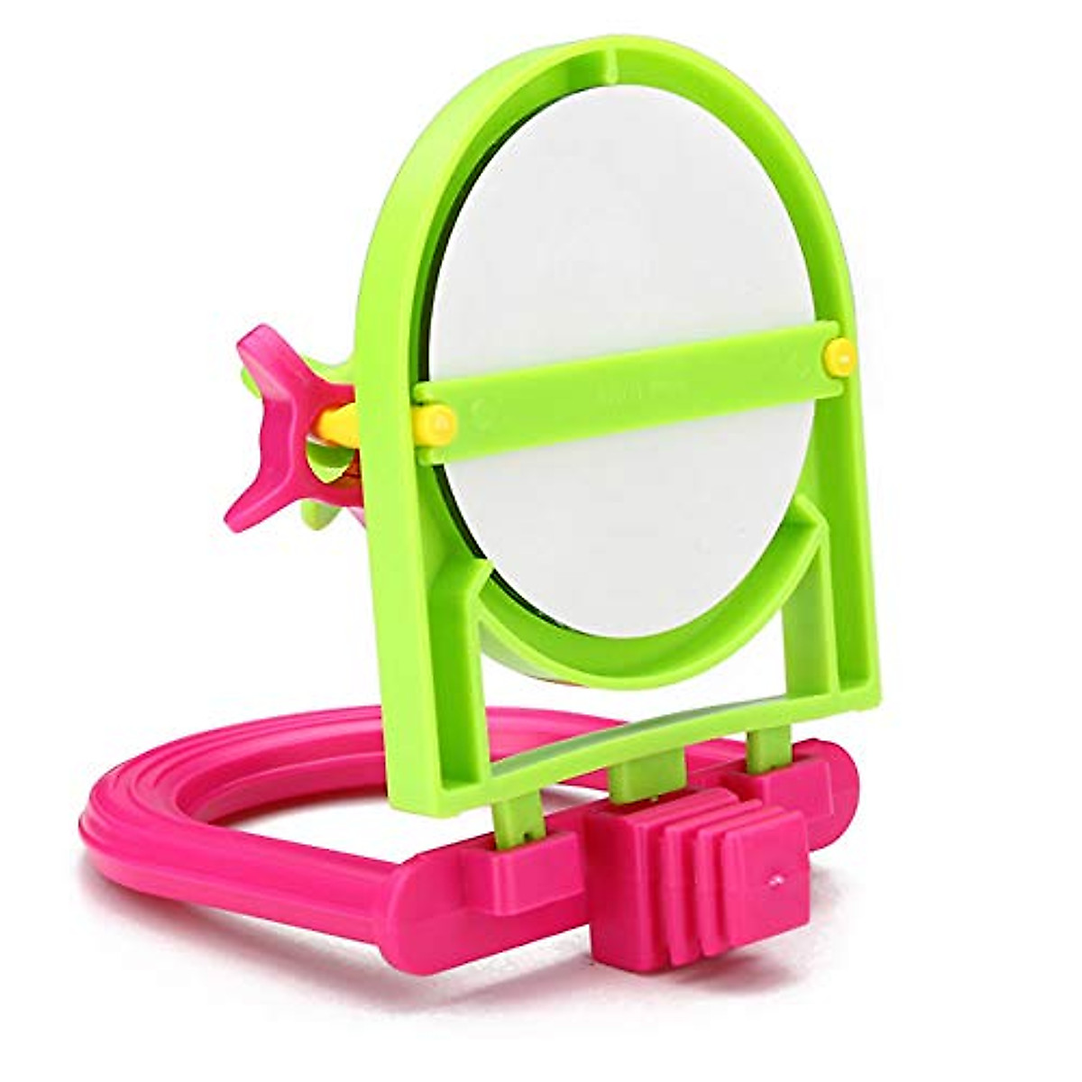Bird Mirror Toys with Paddle Wheels and Perch for arrot Budgies Parakeet Cockatiels Conure Lovebirds