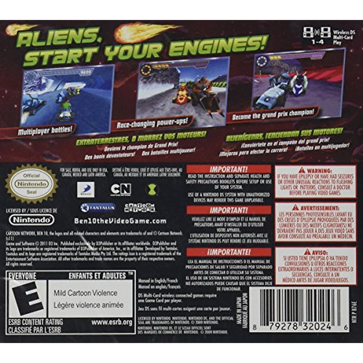 Ben 10 Galactic Racing - Nintendo DS