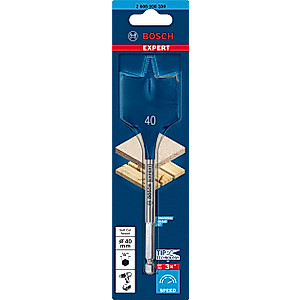 Bosch Professional 1x Expert SelfCut Speed Spade Drill Bit (Ø 40,00 mm, Accessories Rotary Impact Drill)