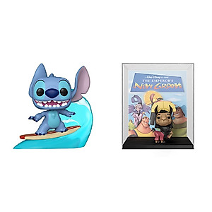 Funko Pop! VHS Cover: Disney - Lilo & Stitch, Amazon Exclusive & Pop! VHS Cover: Disney - Emperor's New Groove, Amazon Exclusive