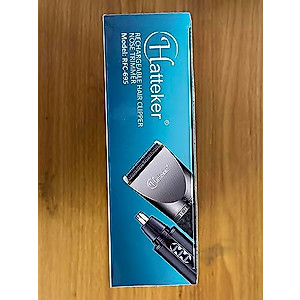 Hatteker Cordless Hair Clipper Beard Hair Trimmer Hair Cutting Kit for Men Women Kids Barber Clippers Nose Hair Trimmer IPX7 Waterproof Professional