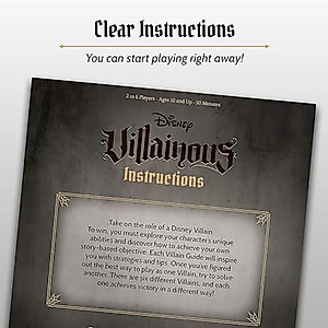 Ravensburger Disney Villainous Worst Takes It All - Expandable Strategy Family Board Games for Adults & Kids Age 10 Years Up - 2 to 6 Players - English Version