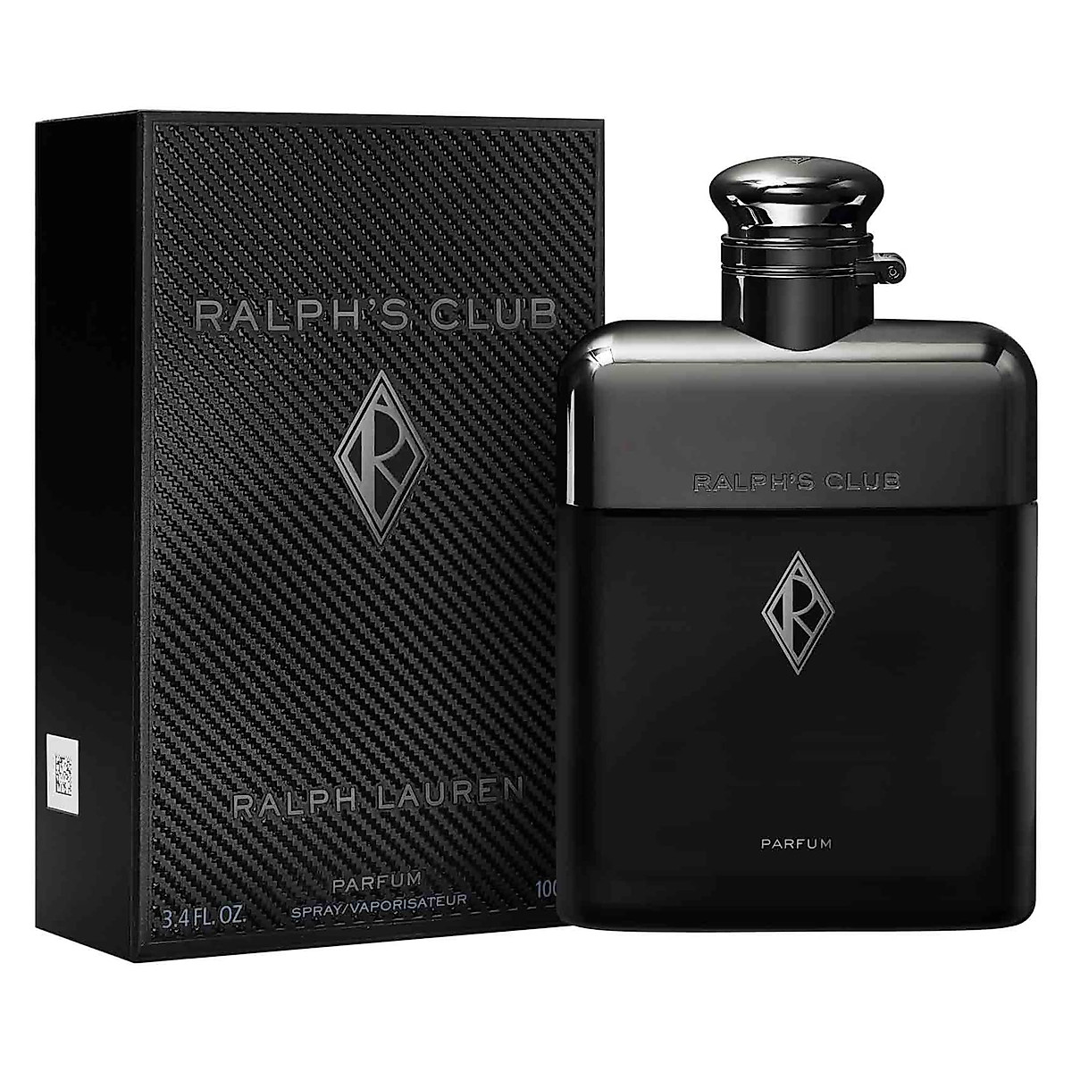 Ralph Lauren FRAGRANCES - Ralph's Club - Parfum - Men's Cologne - Woody & Ambery - With Lavandin, Vetiver, Cardamom, and Patchouli - Intense Fragrance - 3.4 Fl Oz