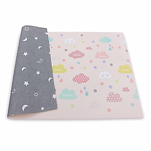 BABY CARE Reversible Happy Cloud Playmat