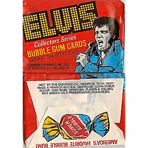 1978 Elvis Presley Unopened Trading Card Pack