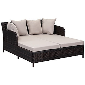 Safavieh Outdoor Collection August Titanium & Sand Daybed