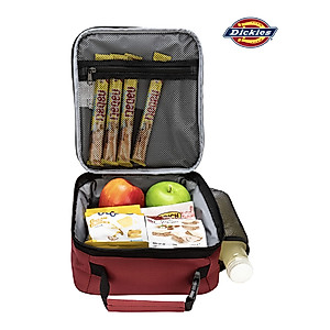 Dickies Basic Insulated Lunch Bag for Work, Thermal Reusable Office Lunch Box for Men, Women (Bloodstone)