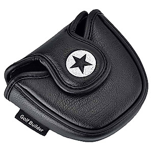 GOOACTION Shark Golf Club Mallet Putter Head Cover with Creative Cartoon Animal Pattern Synthetic Leather Golf Clubs Headcovers