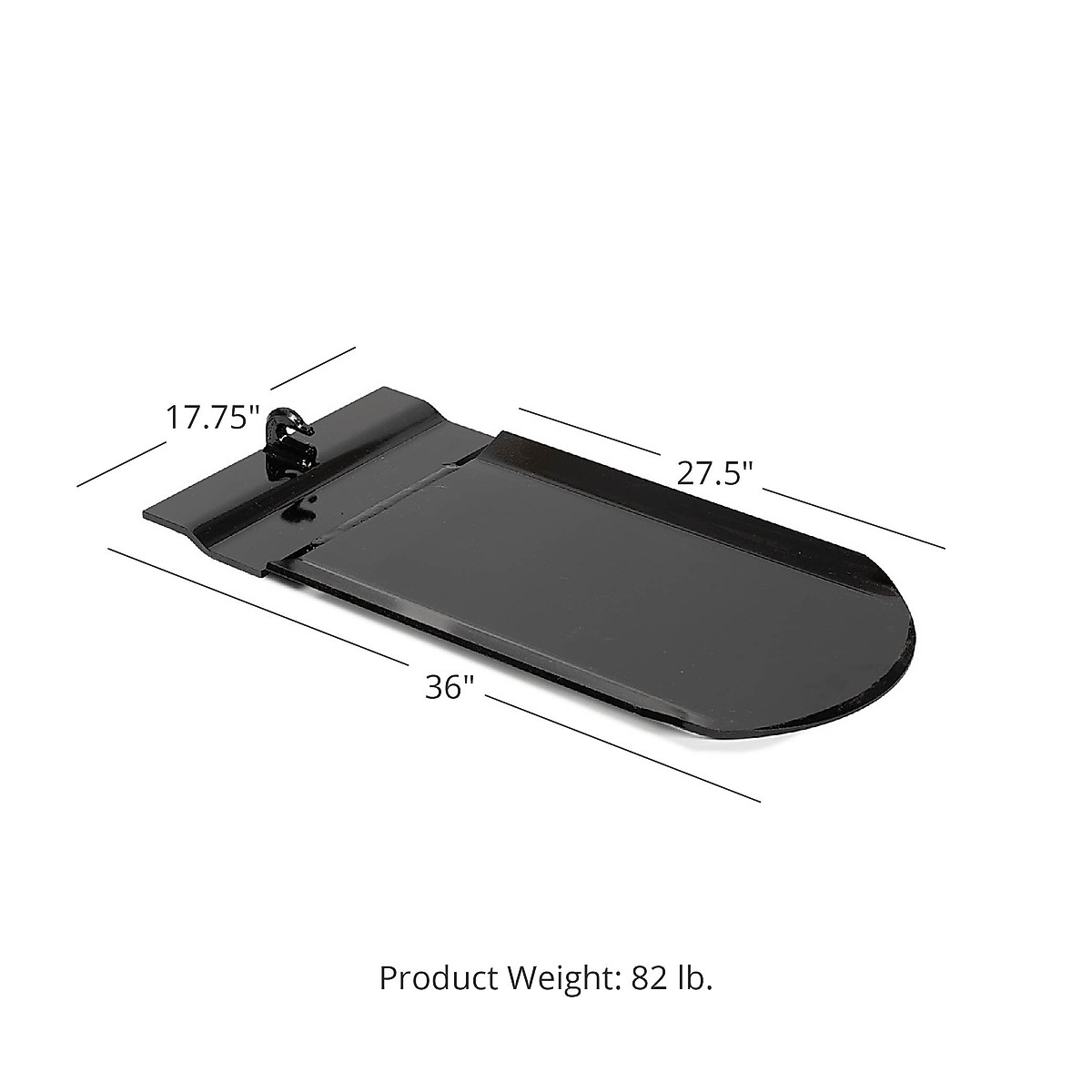 Titan Attachments XL Chain-On Quick Spade, 36" Length, Attachment for Skid Steer, Tractor or Pallet Fork â€“ Shovel Dirt and Excavate Trees Effortlessly, Integrated Chain Hook