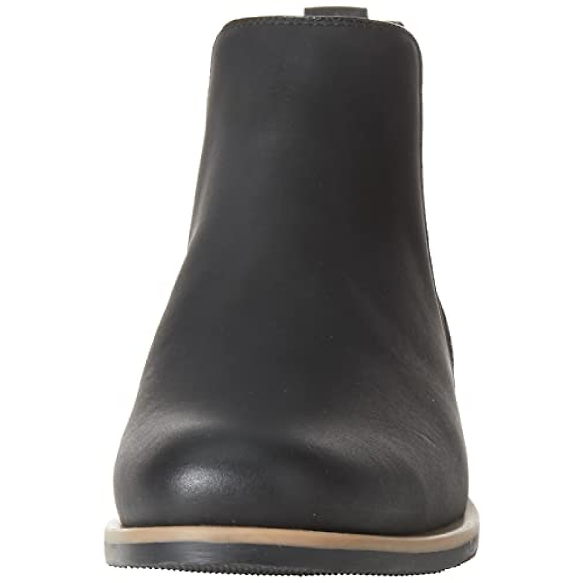 Amazon Essentials Men's Chelsea Boot, Black Faux Leather, 13