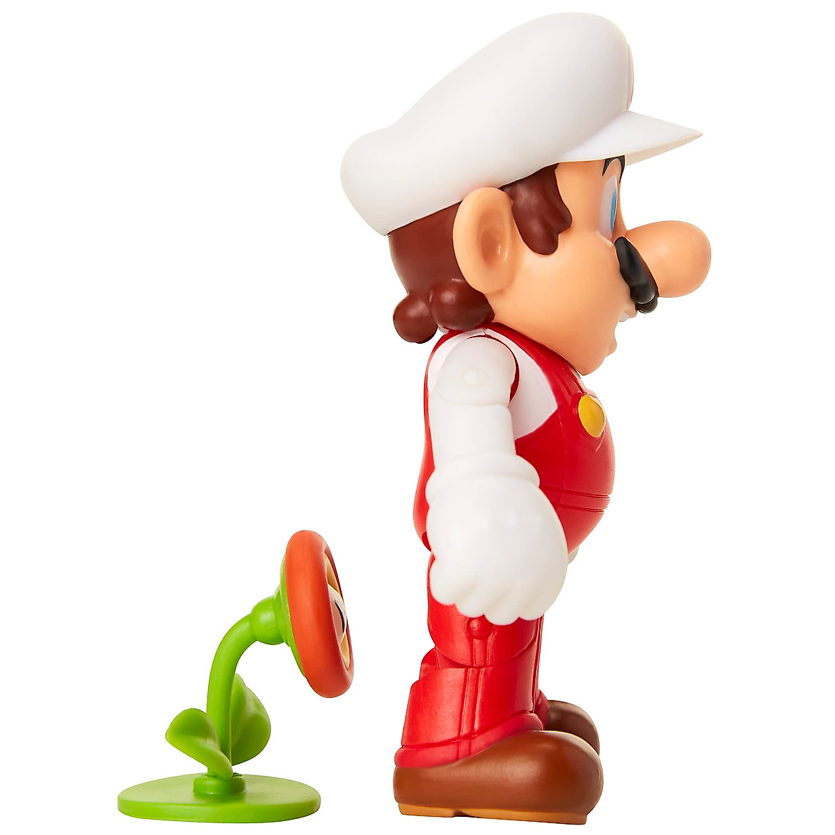 Super Mario Fire Mario Figure with Fire Flower Accessory