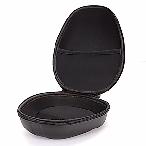 Tosnail 2 Pack Full-Sized Hard Headphone Case - Great Protection for Audio Technica, Beats, Sony and More - Black