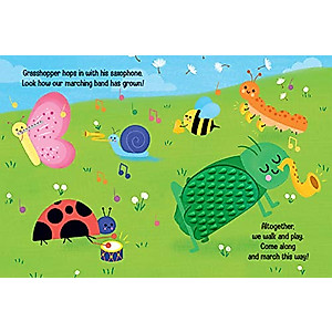 Butterfly's Marching Band - Silicone Touch and Feel Board Book - Sensory Board Book