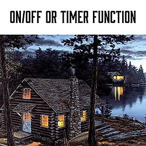 Rivers Edge Products LED Canvas Wall Art, 24 by 16 Inches, Fiber Optic Light Up Wall Decor, Battery Operated Lighted Nature Canvas Print, LED Light Kitchen, Bedroom, or Home Decor, Cabin Reward