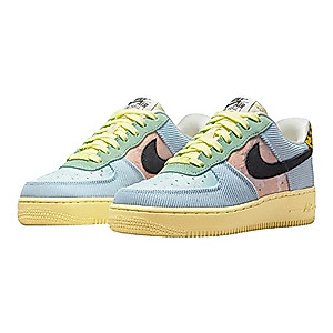 Nike Women's Air Force 1 '07 Shoes, Celestine Blue/Off Noir, 8