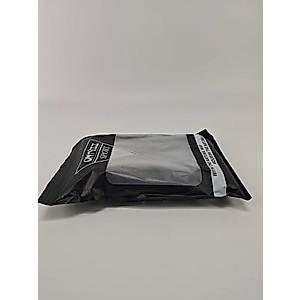 ONTYZZ Large Pencil Case with Double Zipper Multiple Compartment Pencil Pouch Durable Cosmetic Bag for Work Cosmetic Storage Black