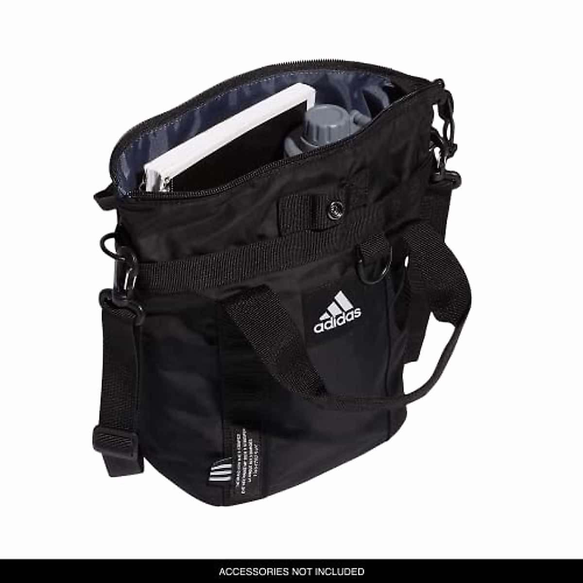 adidas Women's Essentials Mini Tote Crossbody Bag, Black, One Size