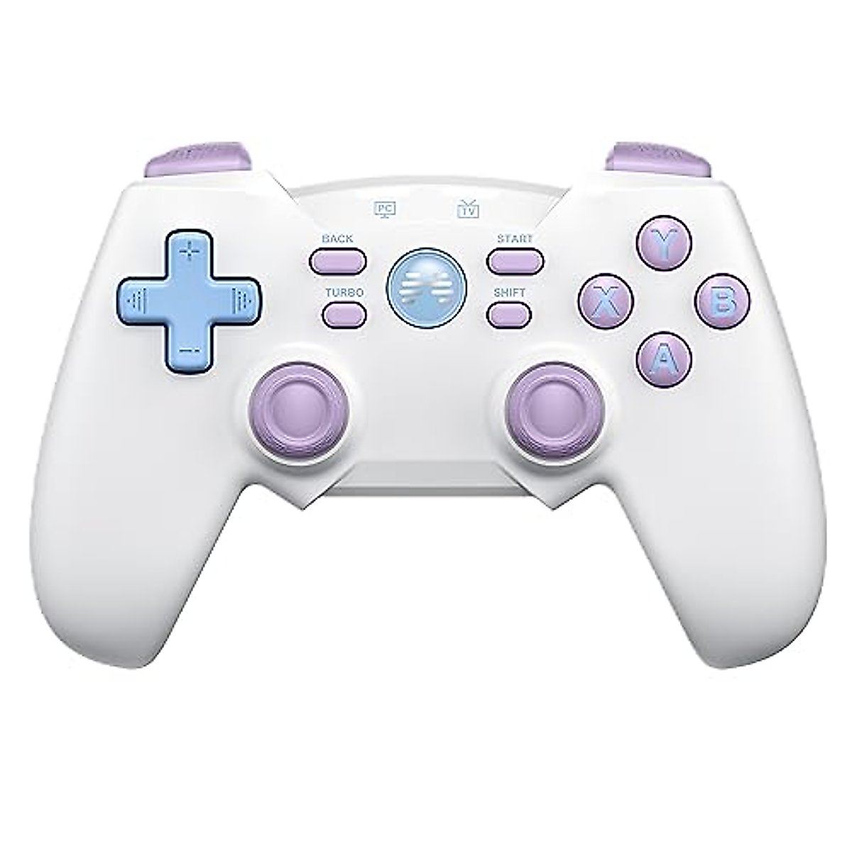 BEITONG BAT4 Wireless PC Game Controller,Dual Vibration Retro Gamepad Joystick for Windows 7 8 10 11/Steam/Simulators/Android TV Gaming (Bat 4 (Ice Cream))