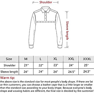 EULANGDE Premium Split Welders Heat Resistant Leather Cape Sleeve,Adjustable Cuffs, Adjustable Collar, M L XL 2XL 3XL for Men & Women (Large)