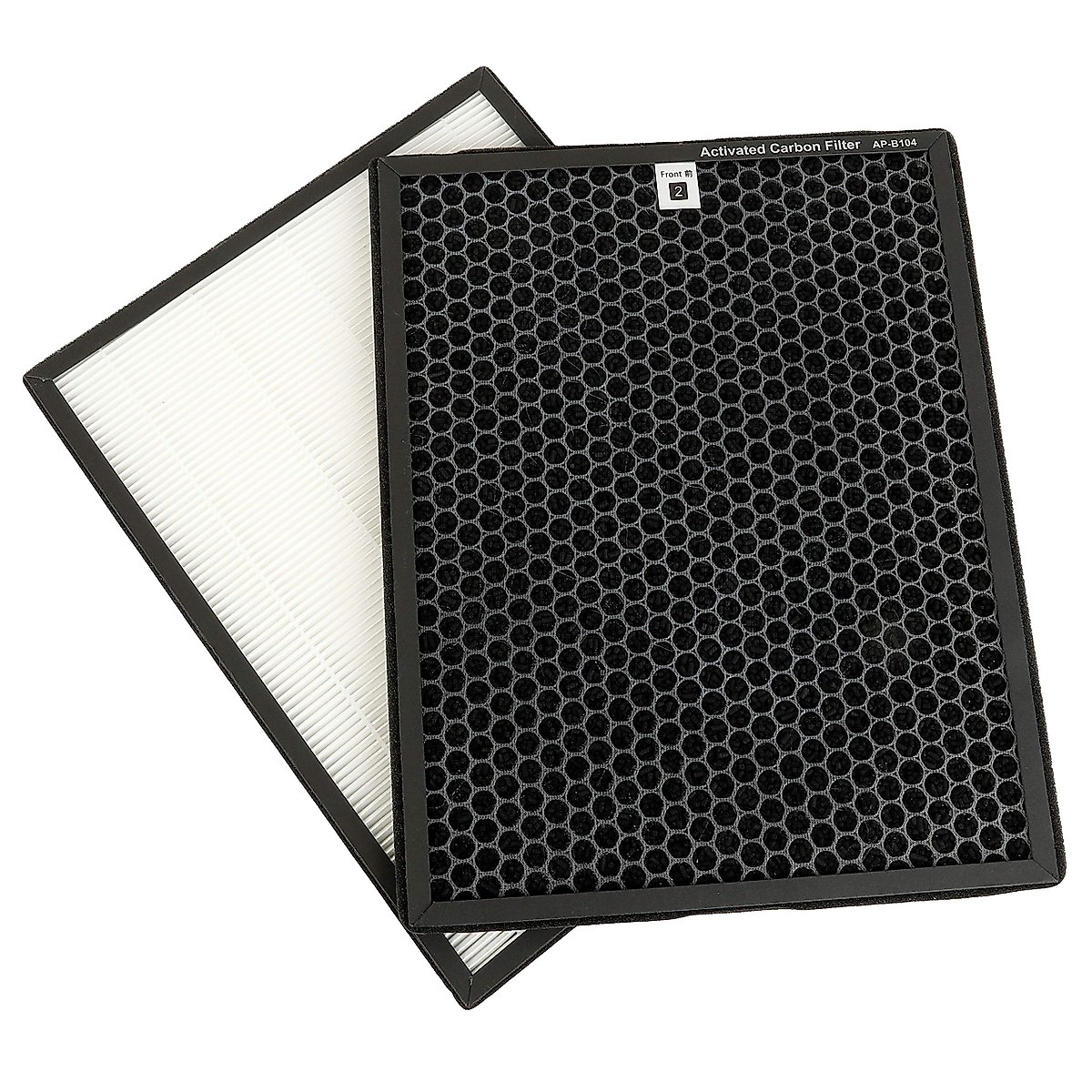 Flintar Premium True HEPA Replacement Filter, Compatible with Alexapure Breeze Air Purifier AP-B102 and 3049 Filter Set, including H13 Grade True HEPA Filter and Activated Carbon Filter