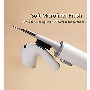 Airpod Cleaner Kit，Earbud Cleaning Kit for Airpods Pro 1 2 3, Xsusmdom Cleaning Pen for Wireless Earbuds, 3 in 1 Multi-Purpose case Cleaning Tool
