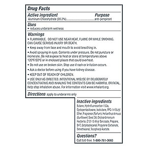 Dove Advanced Care Invisible Dry Spray Antiperspirant Deodorant No White Marks on 100 Colors Clear Finish 48-Hour Sweat and Odor Protecting Deodorant for Women 3.8 oz