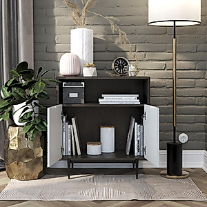 CosmoLiving by Cosmopolitan Olivia 65", Black TV Stand
