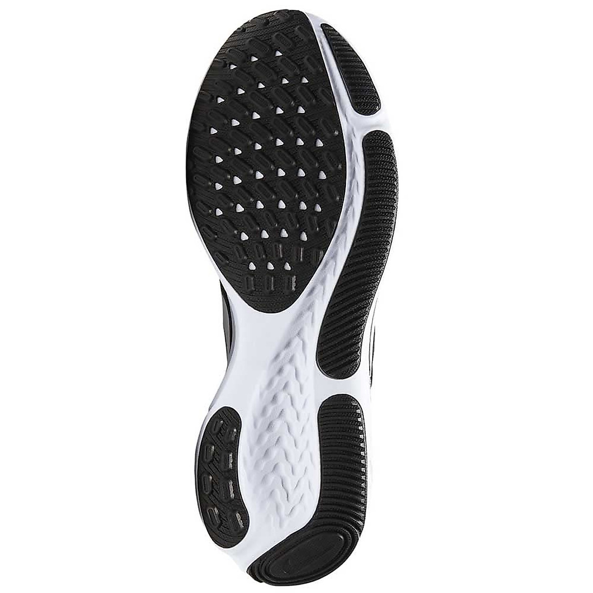 NIKE Men's Stroke Running Shoe, Black White Dk Grey Anthracite Volt, 6