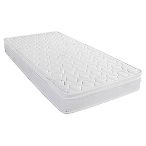 Oliver Smith - Organic Cotton - Euro Top - Revitalize Sleep - 8 Inch - Pocket Spring - Luxury Mattress w Green Memory Foam Certified - Twin