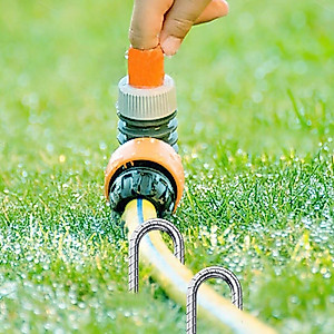 Rebar-Stakes-12-Inch, Ground Stakes Heavy Duty J-Hook Galvanized Anti-Rust Heavy Duty Ground Anchors for Garden Dog Fence Chicken Coop Christmas Decorations Deer Fence 4pcs