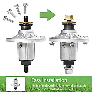OTDSPARES Replaces 285-851 Spindle Assembly GY20962 GY21098 GY20454 42" 48" Deck - for John Deere D100-D160, LA100-LA165, X110, X120