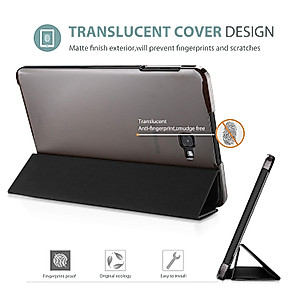 ProCase Slim Case for Galaxy Tab A 10.1 2016 SM-T580 T585 T587, Lightweight Stand Shell Smart Cover for Old Model Galaxy Tab A 10.1 Case 2016 –Black