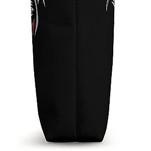 Vampire Bat and Demon Skull Gothic Horror Occult Halloween Tote Bag